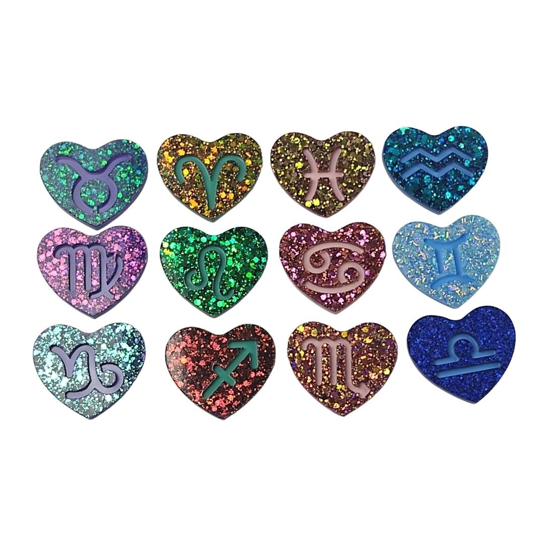 Molde Para Chaveiro Signo Coração - 12 cavidades